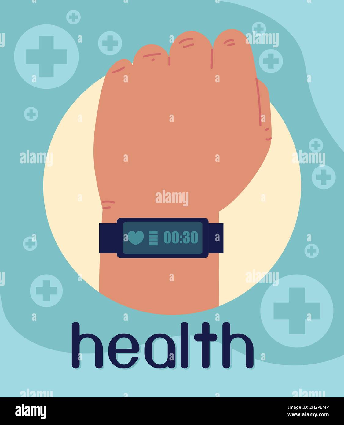 smartwatch health function Stock Vector Image & Art - Alamy