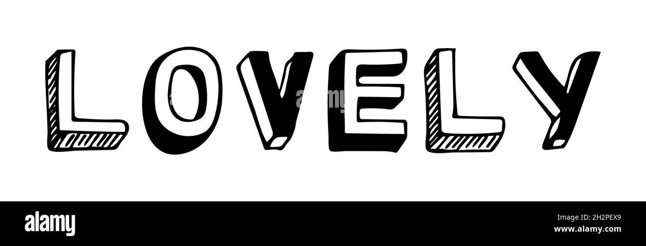 Lovely sticker hi-res stock photography and images - Alamy