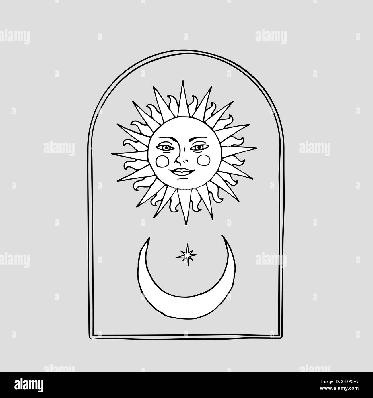 Half Sun Half Moon Symbol