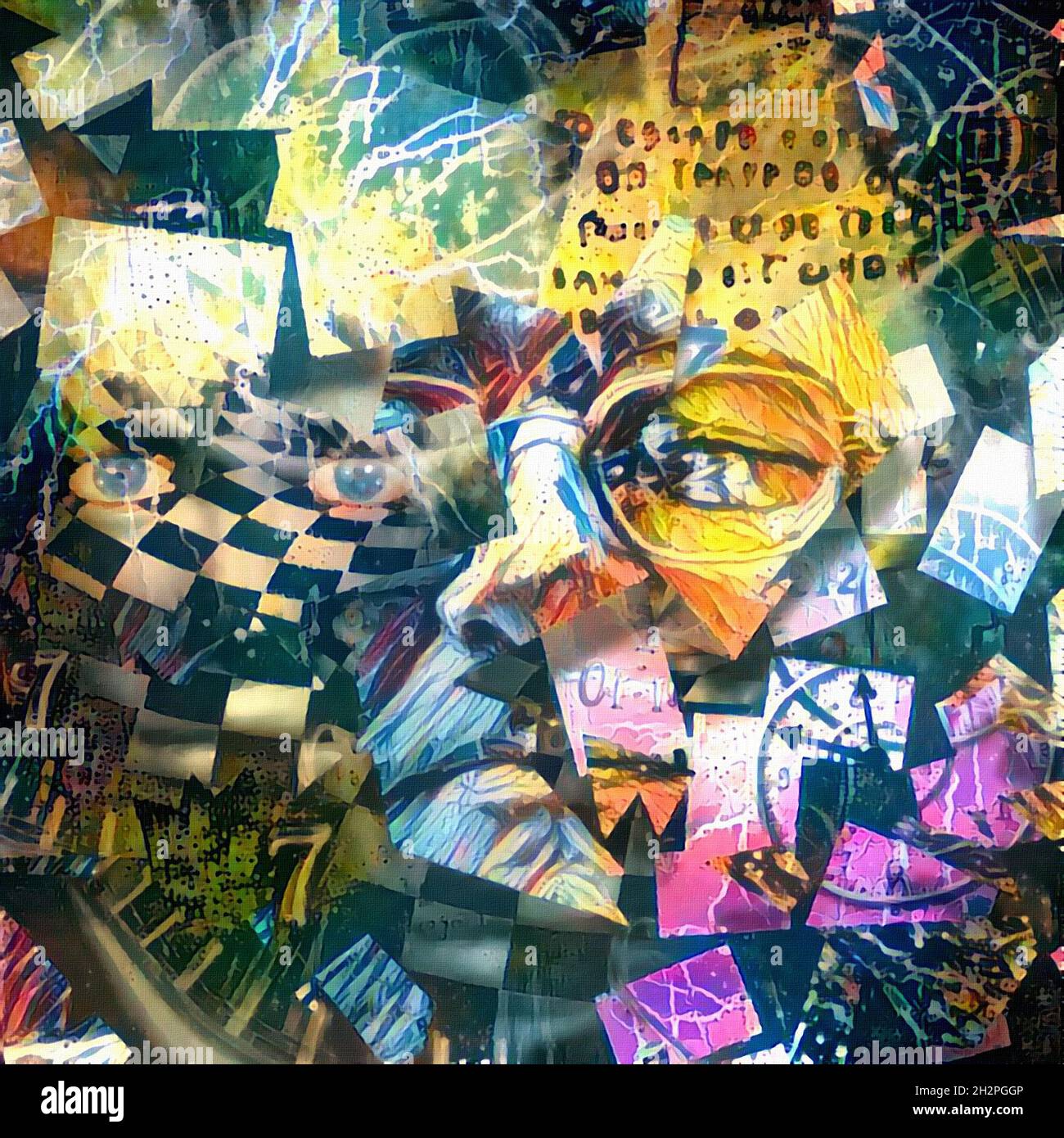 Abstract art. Digital painting. 3D rendering Stock Photo - Alamy