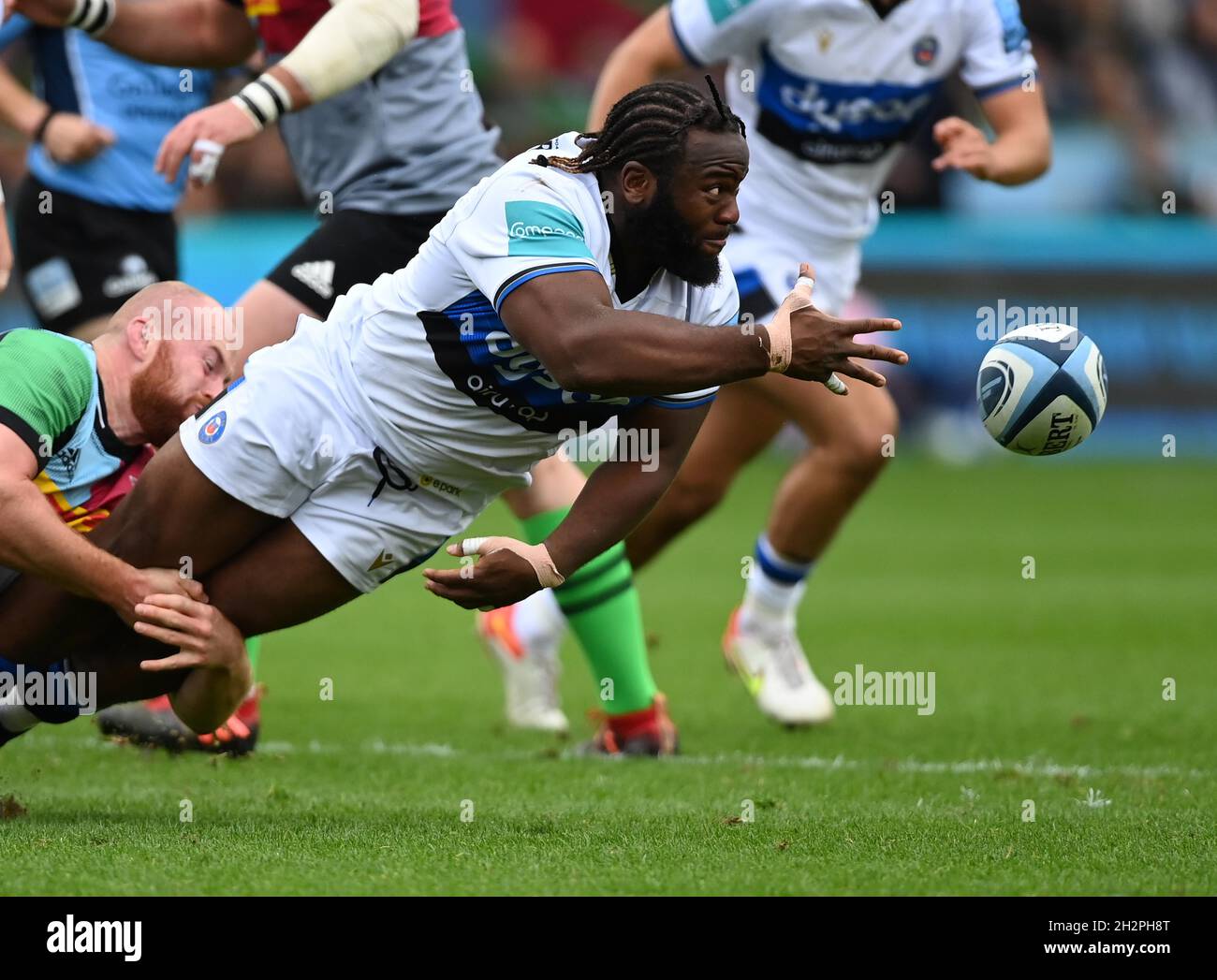 Twickenham, United Kingdom. 23rd Oct, 2021. Premiership Rugby ...
