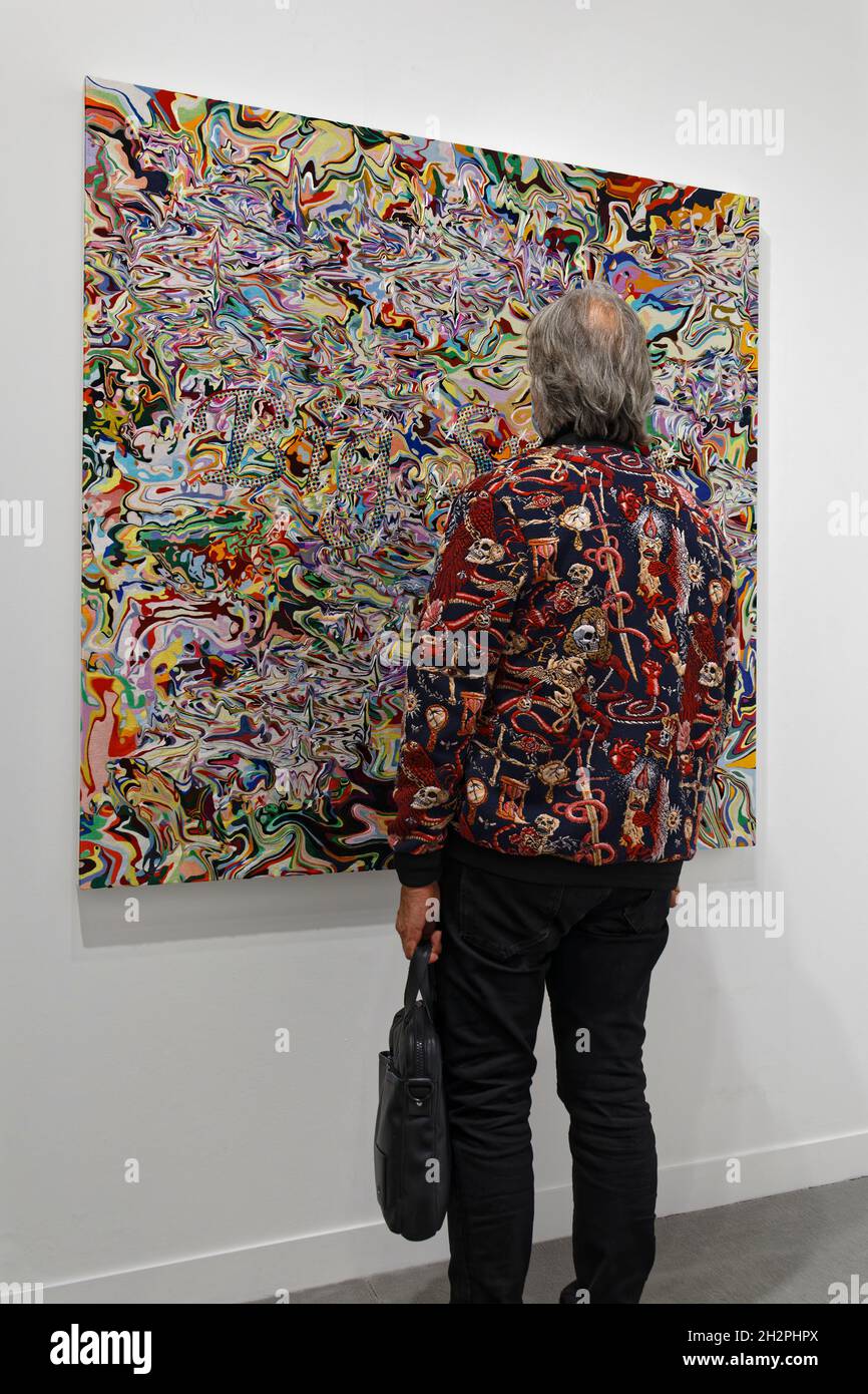 Paris, France. 21st Oct, 2021. 47th edition of the FIAC (International ...