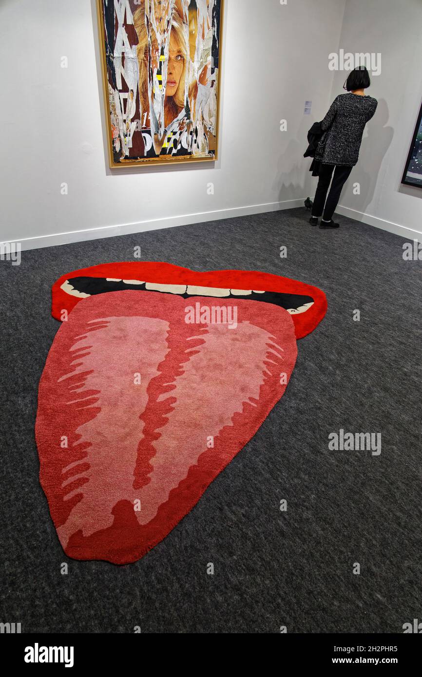 Paris, France. 21st Oct, 2021. 47th edition of the FIAC (International ...