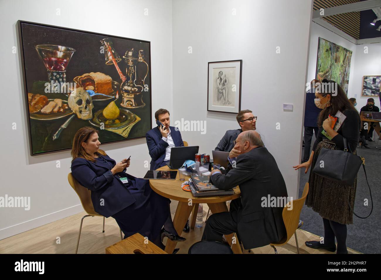 Paris, France. 21st Oct, 2021. 47th edition of the FIAC (International ...