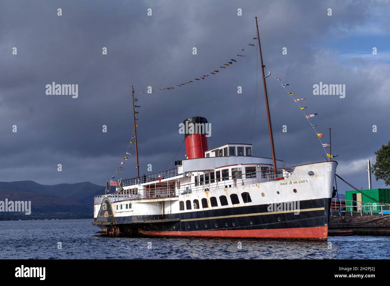 Steam ship at Loch Lomond Stock Photo - Alamy