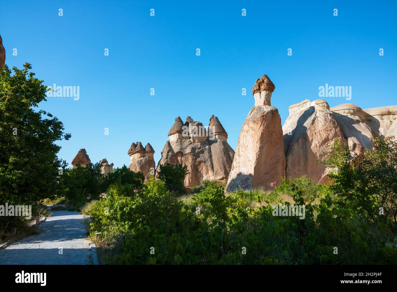 Fairy Chimneys or Peri Bacalari in Pasabagi Open Air Museum in ...
