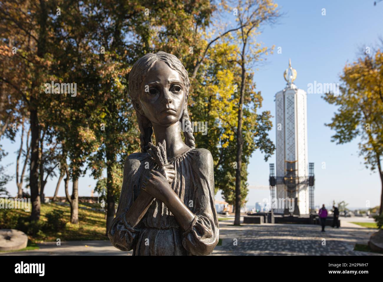Kyiv, Ukraine - October 6, 2021: Holodomor Victims Memorial Complex in ...
