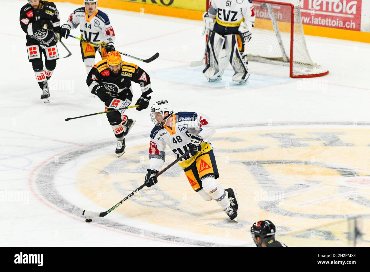 #48 Carl Klingberg EV Zug HC Lugano Vs. EV Zug National League season ...