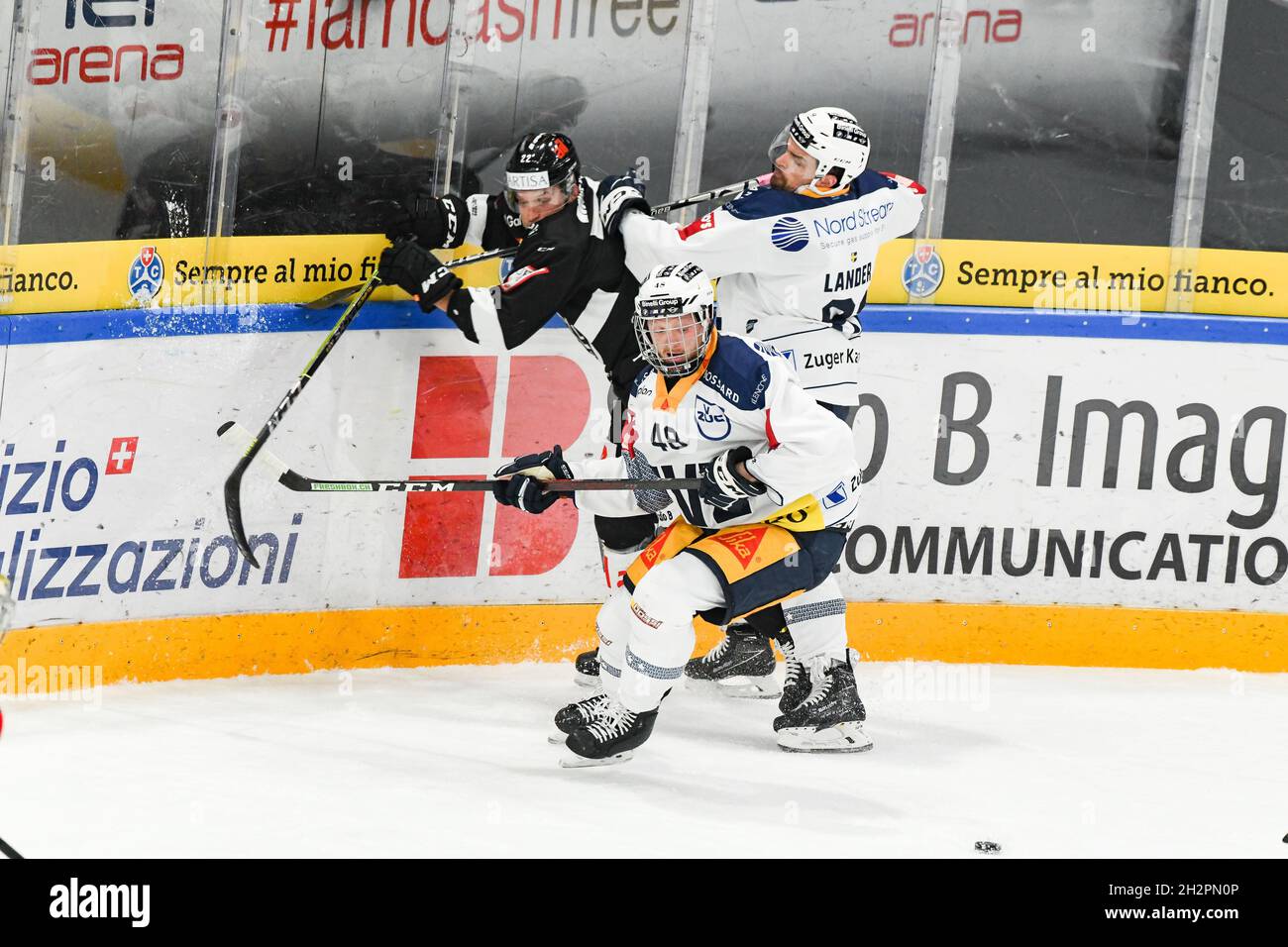 #48 Carl Klingberg EV Zug HC Lugano Vs. EV Zug National League season ...