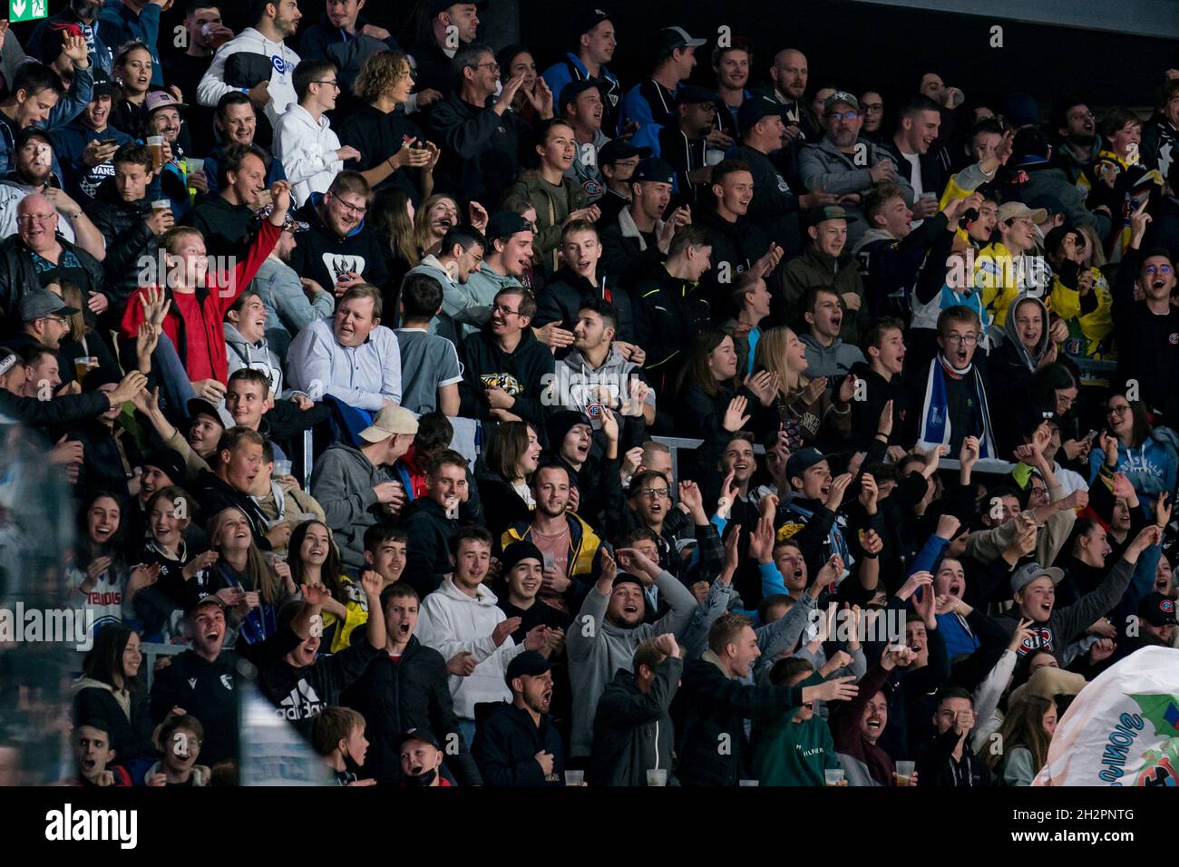 23.10.2021, Friborg, BCF Arena, NL: Friborg-Gotteron - HC Ambri-Piotta ...