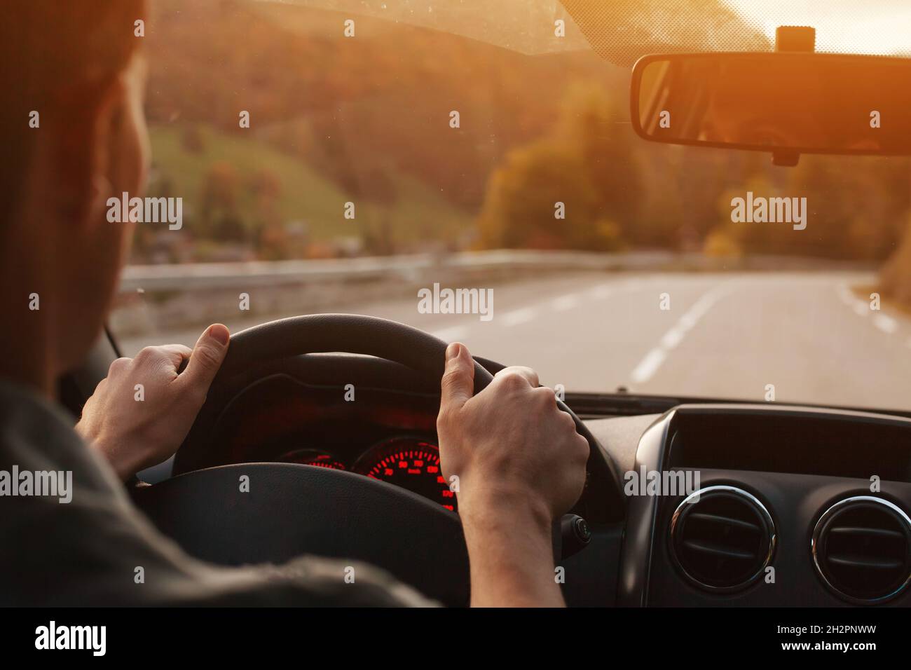travel by car, road trip driving background Stock Photo - Alamy