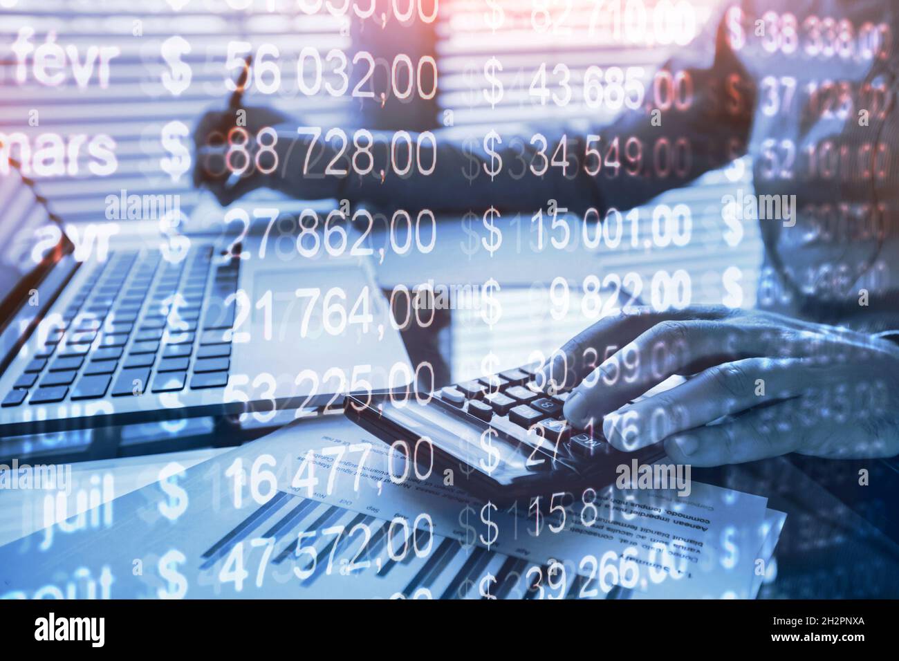 investment and accounting, financial data analytics, business report ...