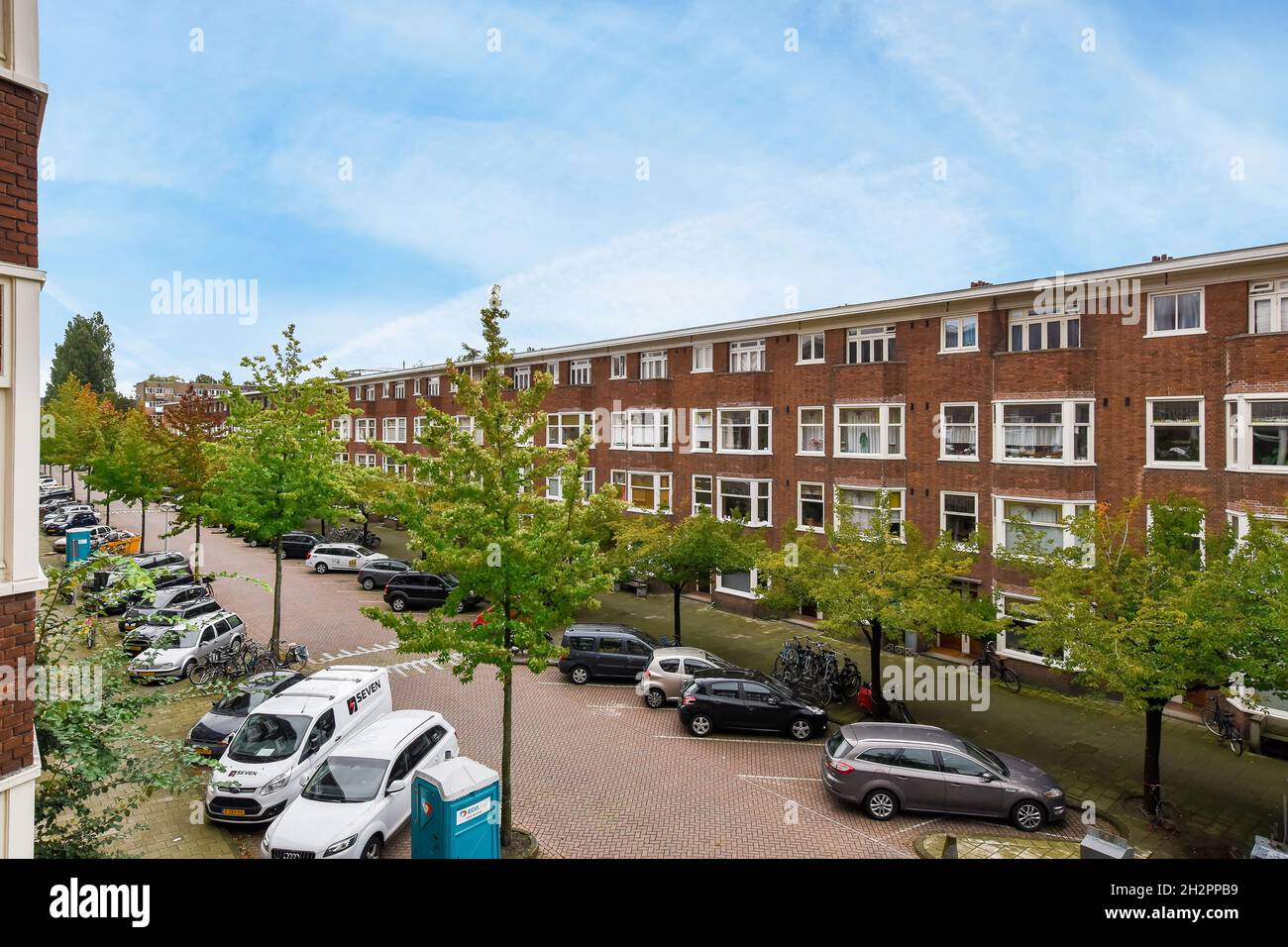 Nice view of luxury residential building facade Stock Photo - Alamy