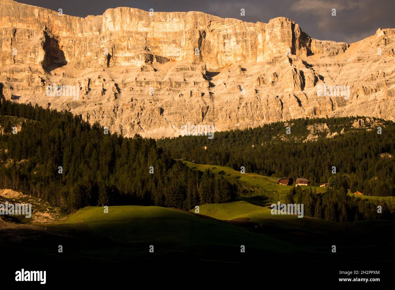 sunset on italian mountains in summertime Stock Photo - Alamy