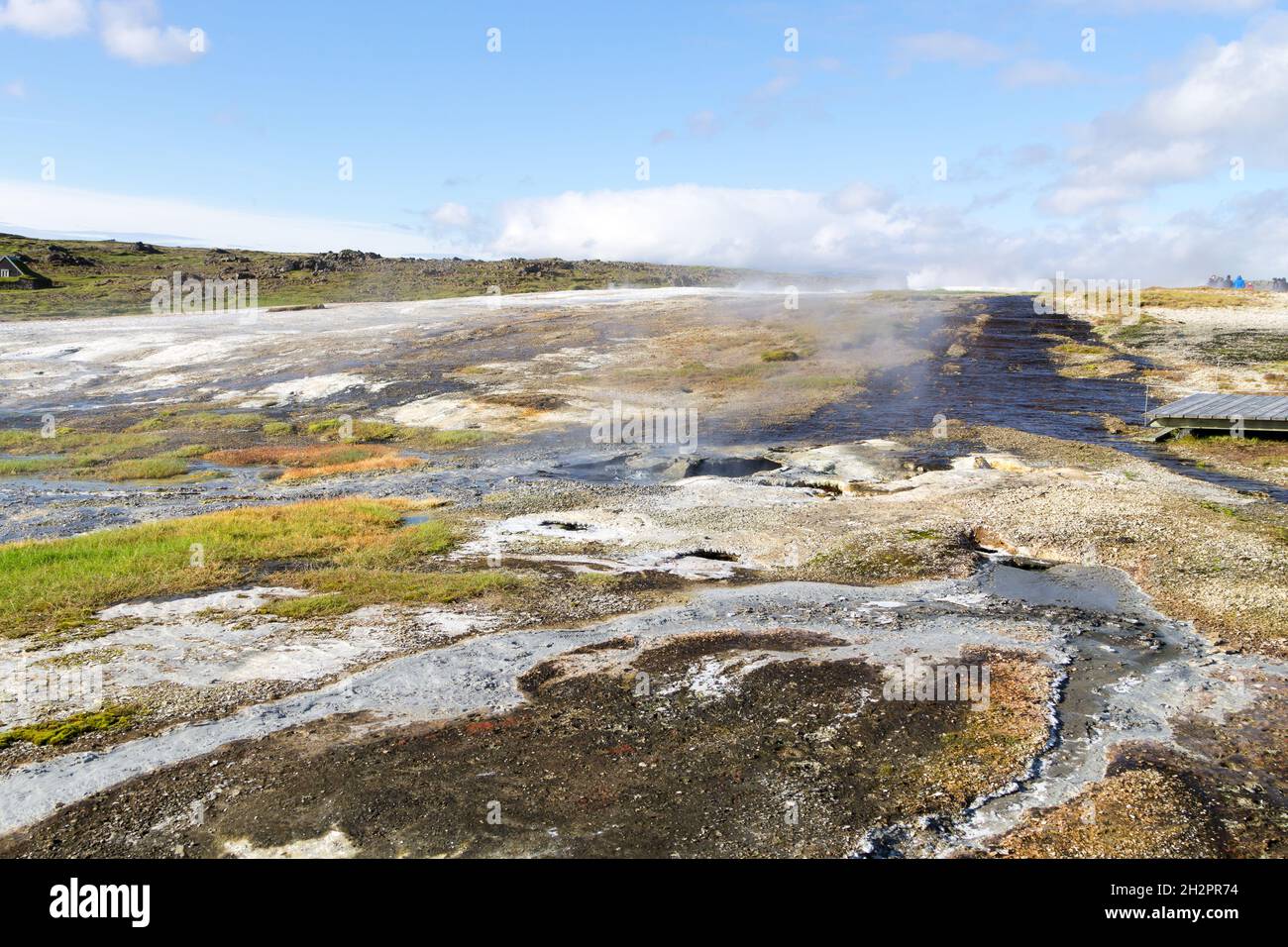 Hveravellir hot springs area, Iceland. Highlands of Iceland Stock Photo ...