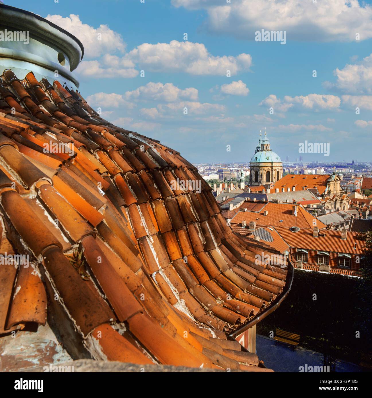 Red tiles roof historic overview vista hi-res stock photography and ...