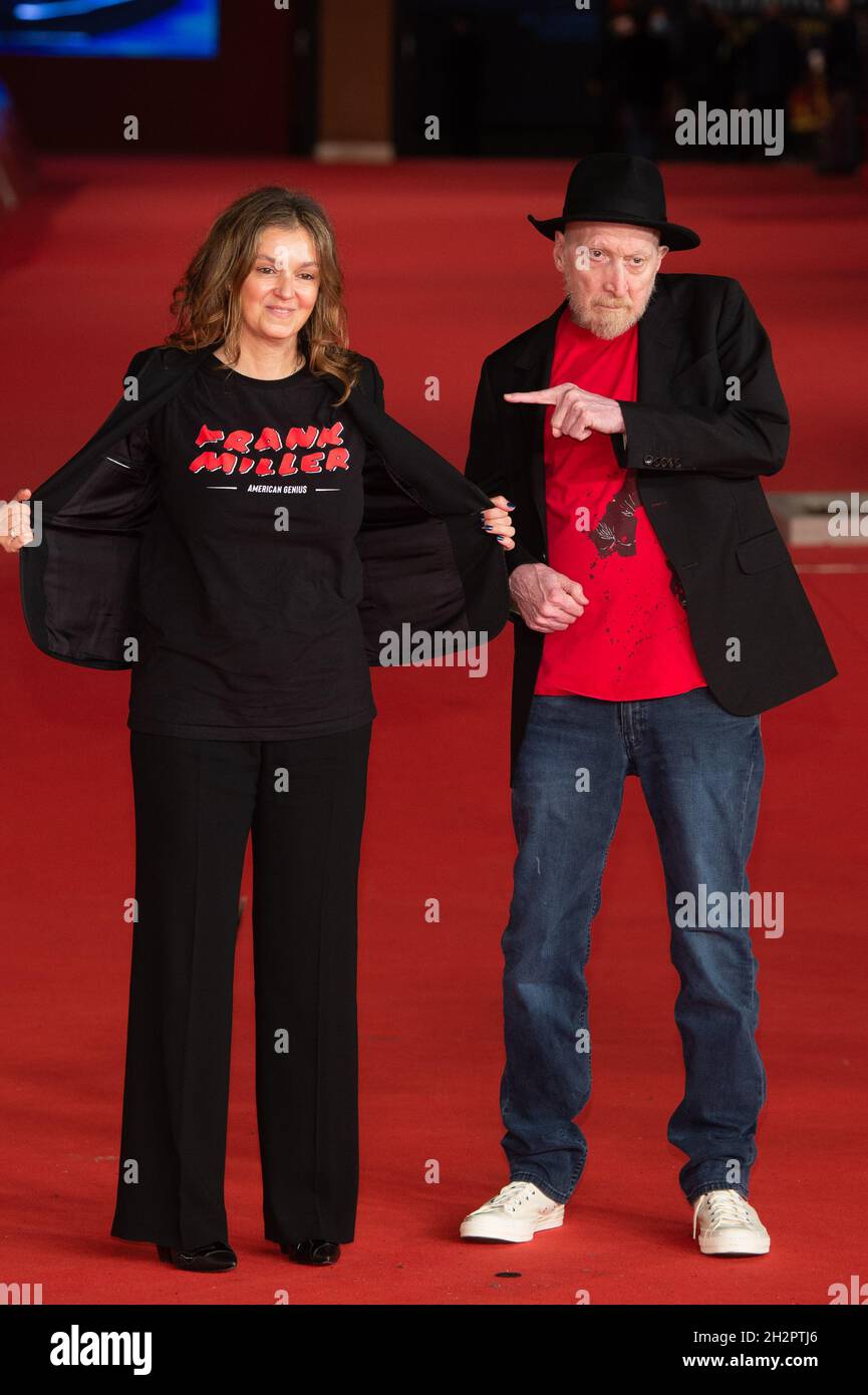 Silenn Thomas , Frank Miller 16th edition of Rome Film Fest Red Carpet ...