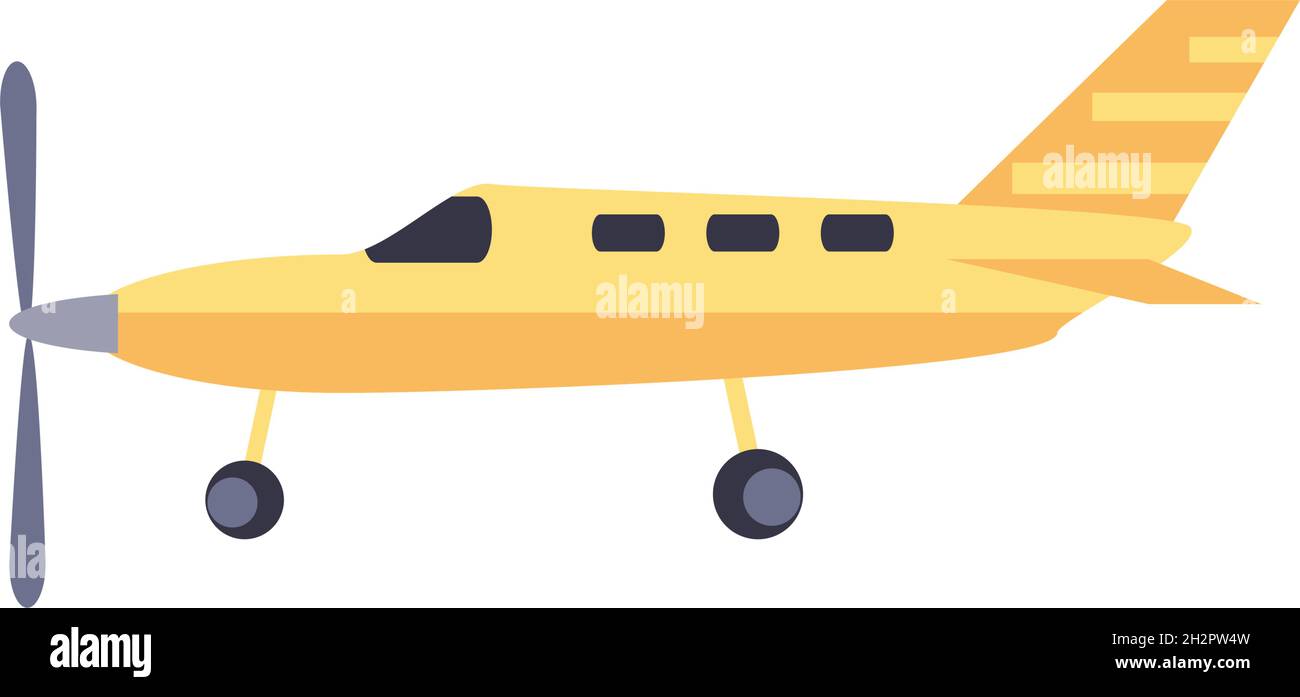 plane in a flat style Stock Vector Image & Art - Alamy