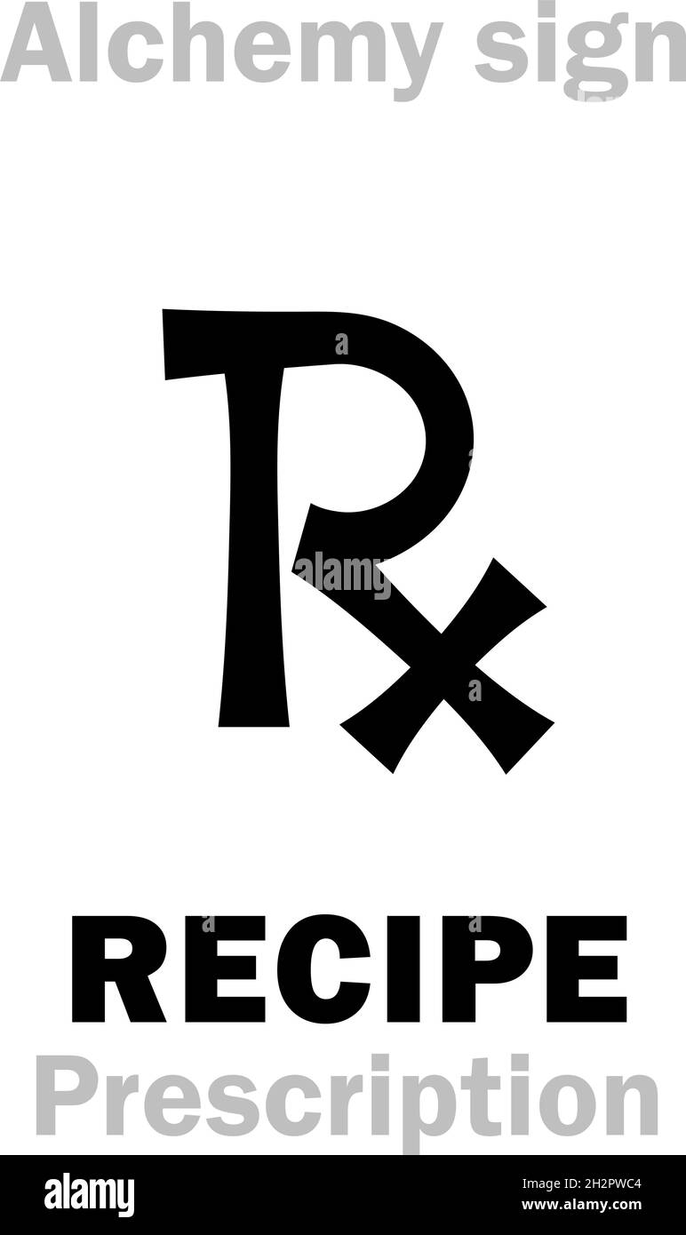 Apothecary formula Stock Vector Images - Alamy