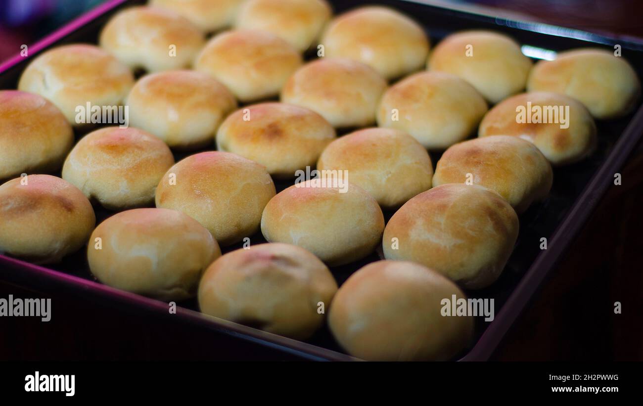 Homemade vegetable buns - close up Stock Photo - Alamy