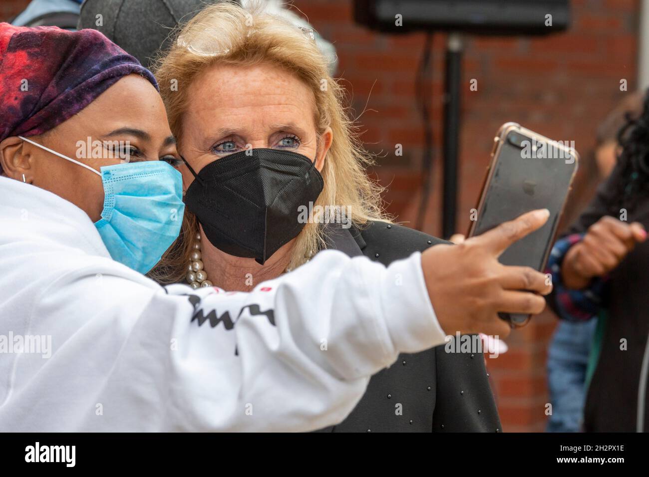 Dearborn, Michigan, USA. 23rd Oct, 2021. Representative Debbie Dingell ...