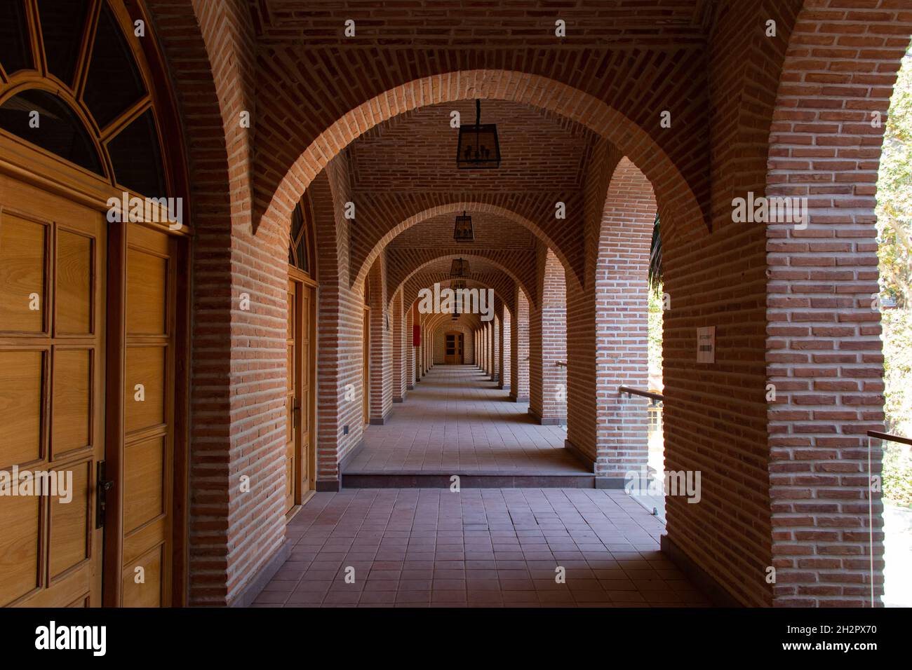 Caravanserai hotel in Ganja city. Medieval buildings in Azerbaijan ...