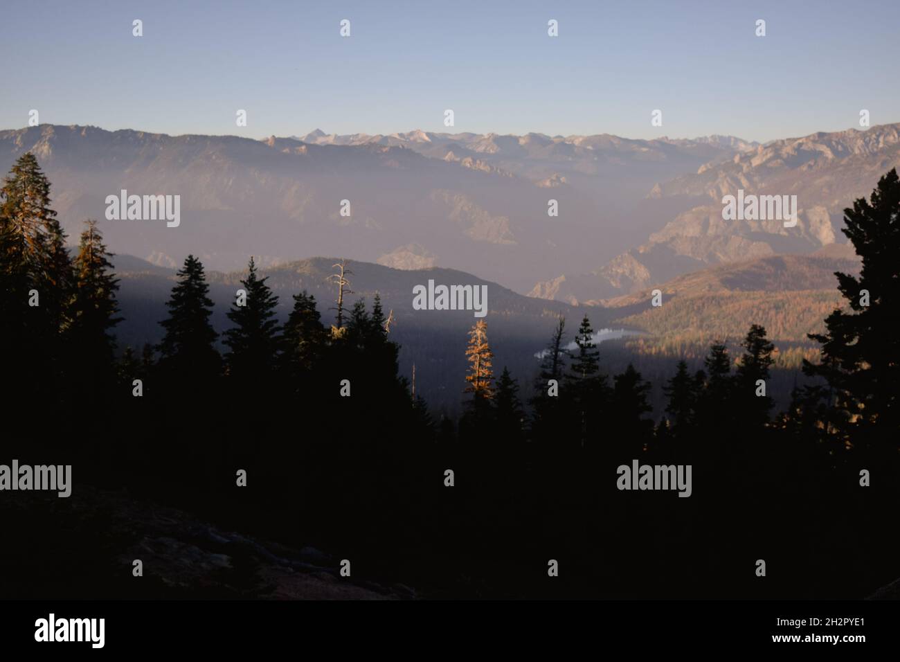 Kings Canyon National Park at sunset Stock Photo - Alamy