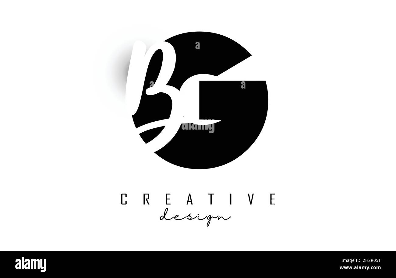 Letters GB logo with a minimalist design. Letters G and B with ...