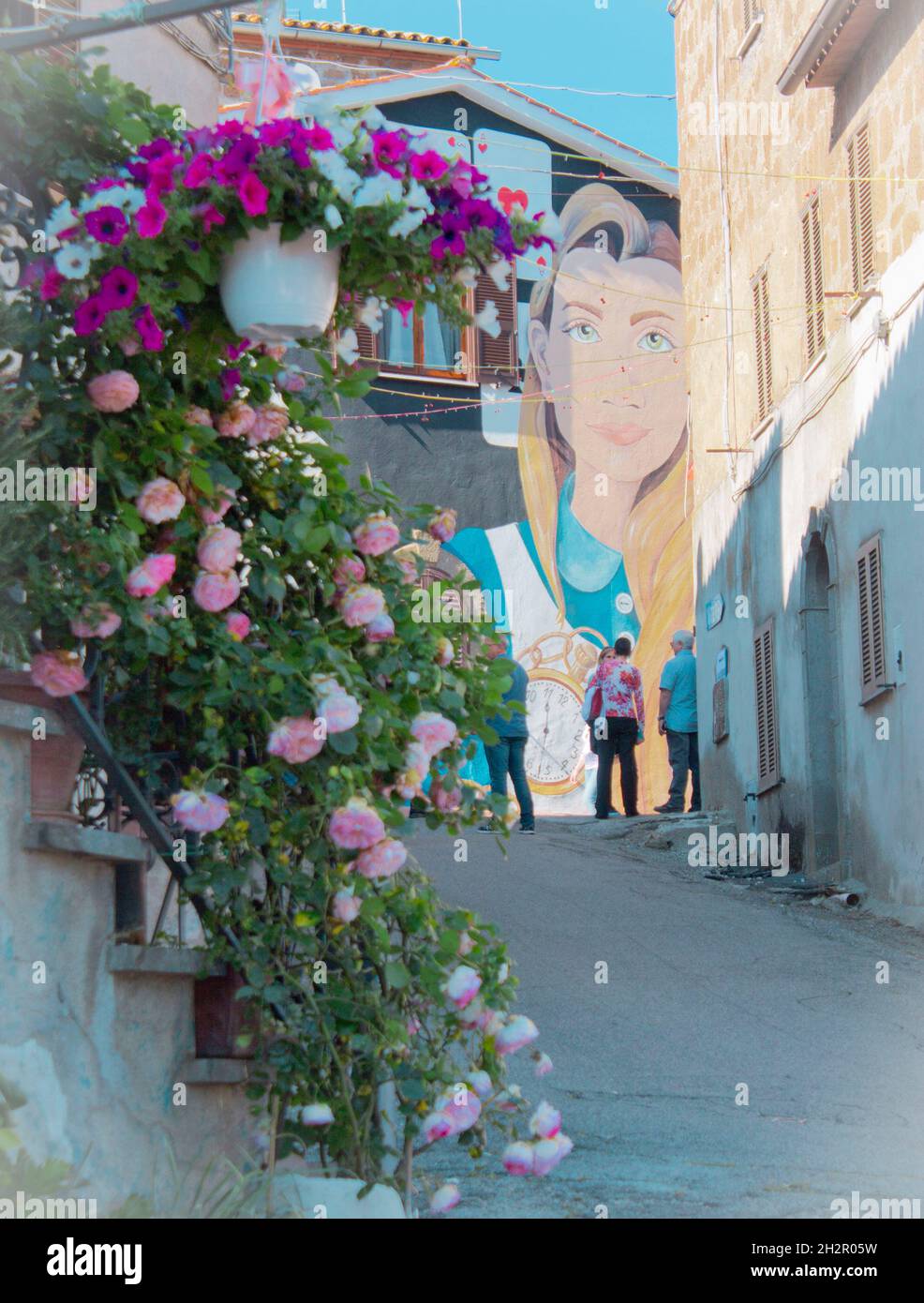 colorful street art Stock Photo - Alamy