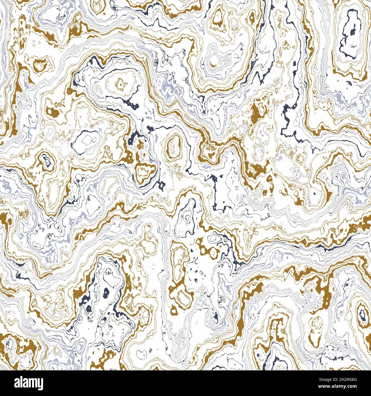 White tonal marbled seamless texture. Irregular pale ink blotch paint ...