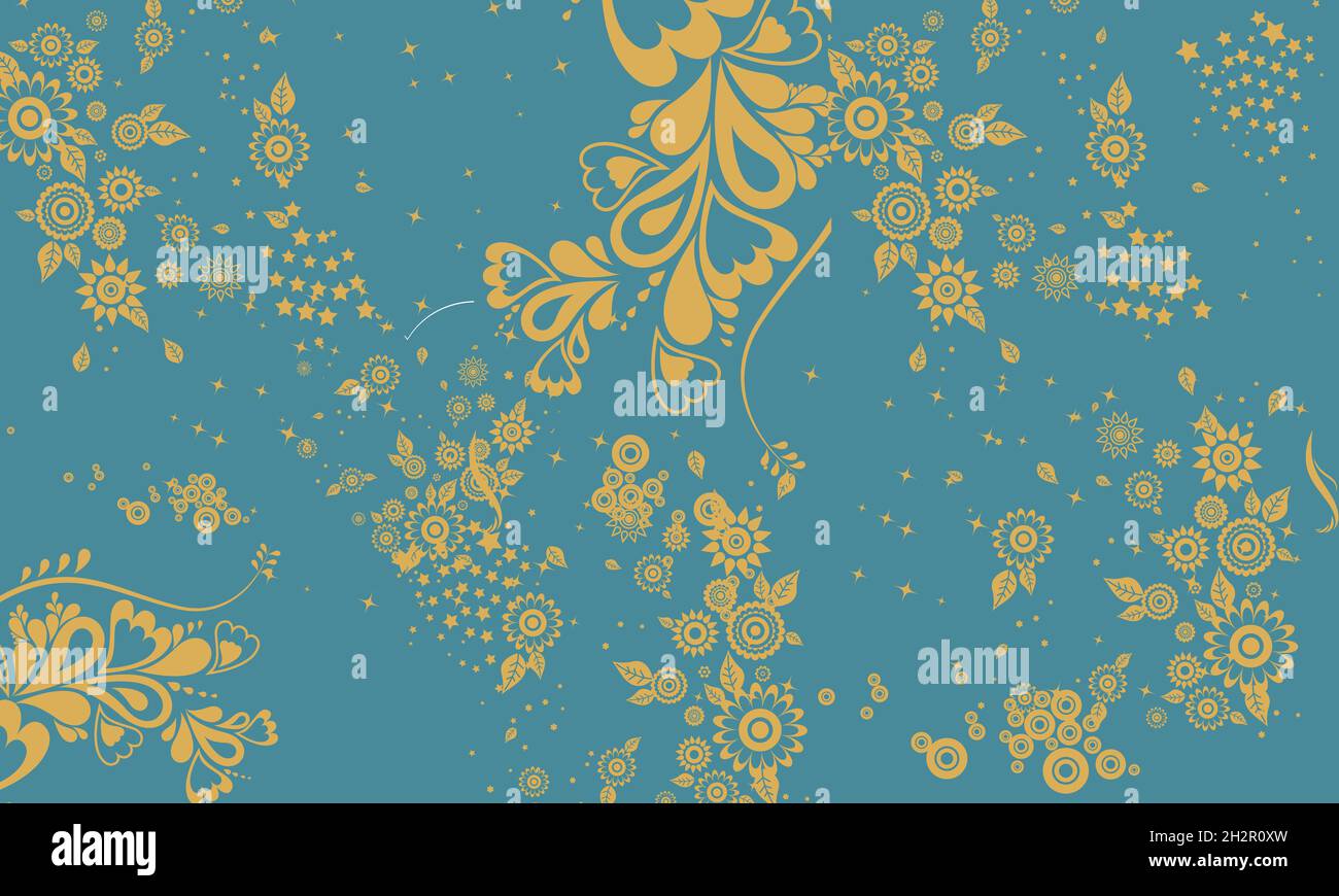 Floral Design texture, pattern for Tiles and Textile industries with ...
