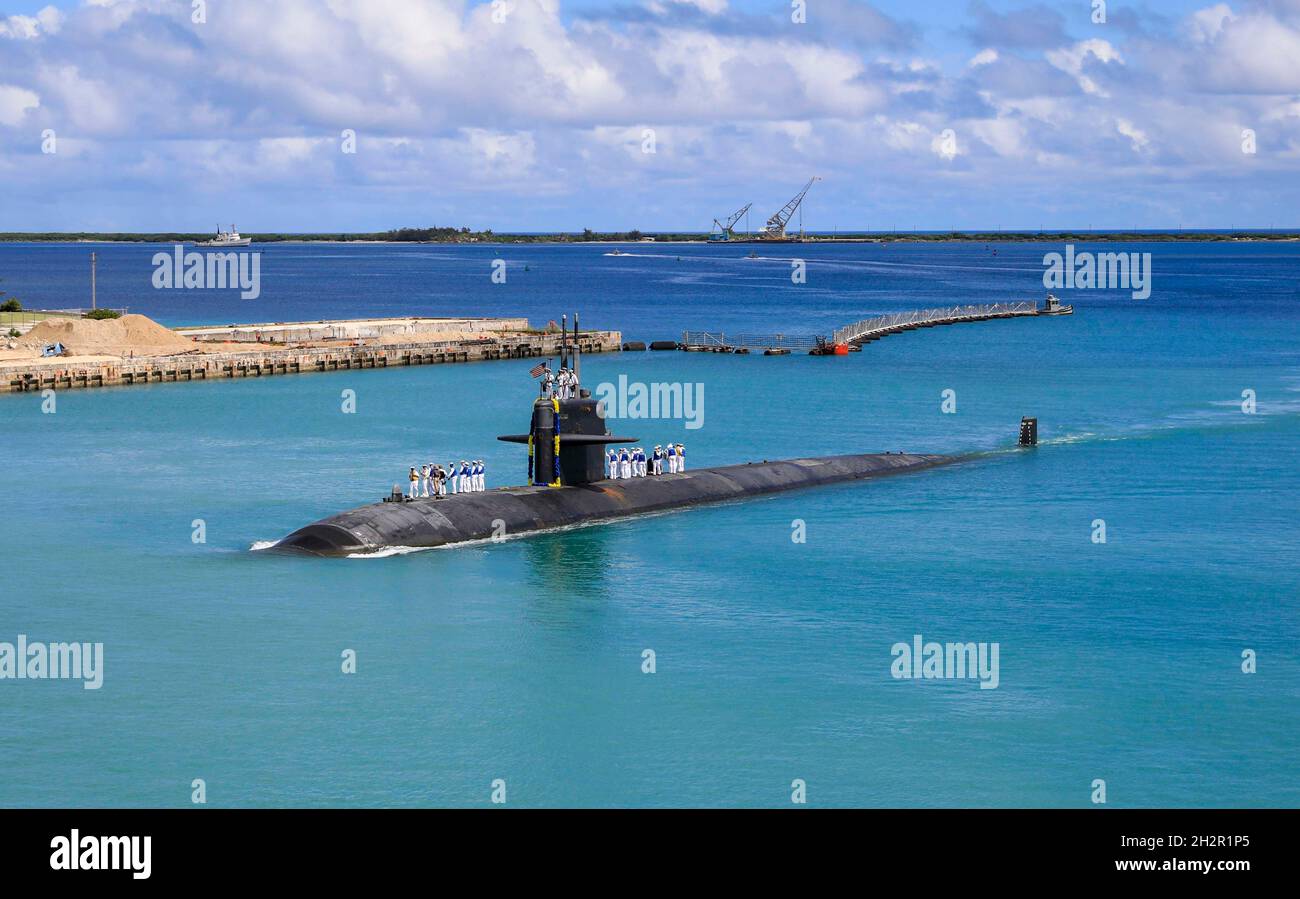 Apra Harbor, United States. 25 August, 2021. The U.S. Navy Los Angeles ...