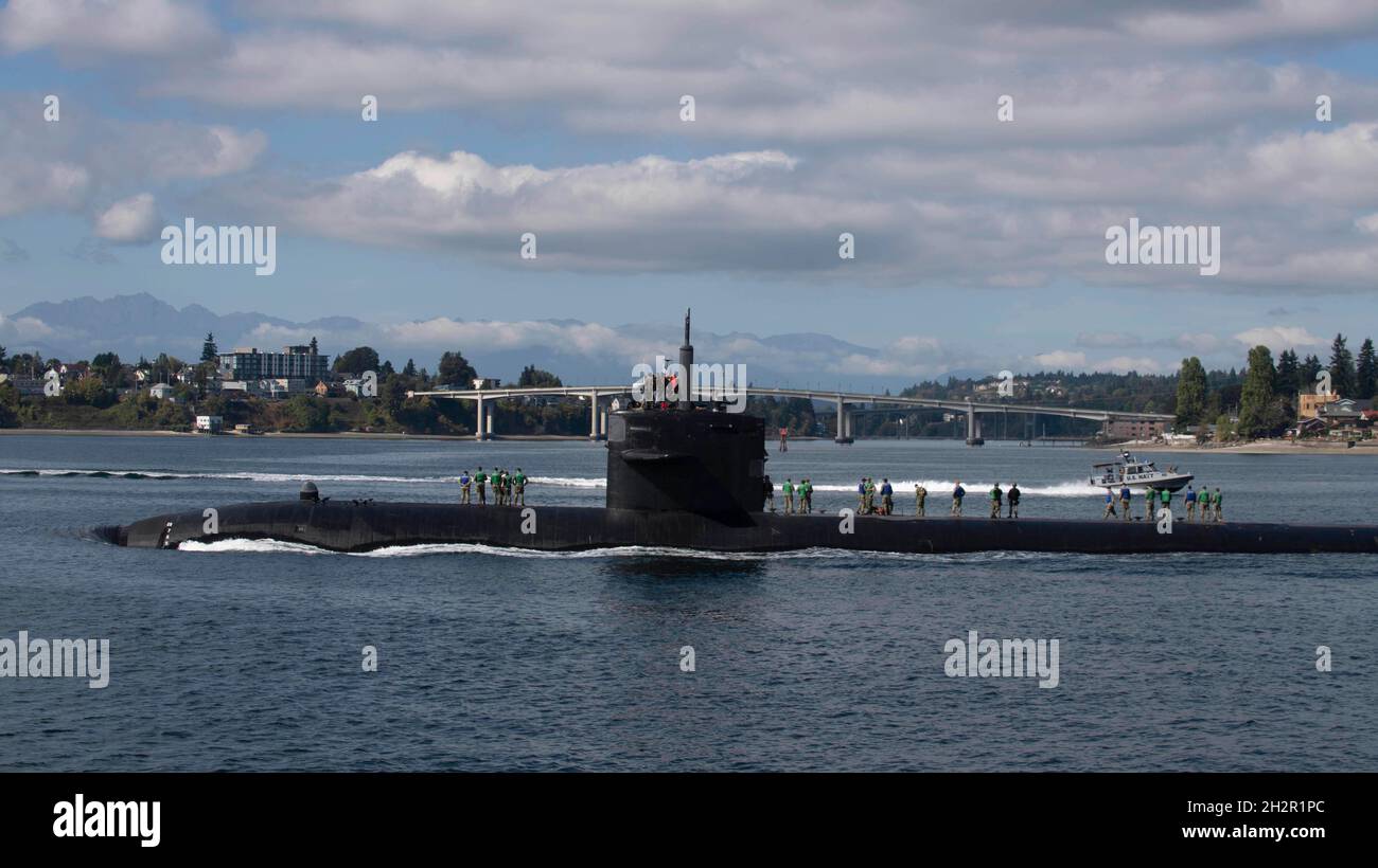 Bremerton, United States. 23 September, 2021. The U.S. Navy nuclear ...
