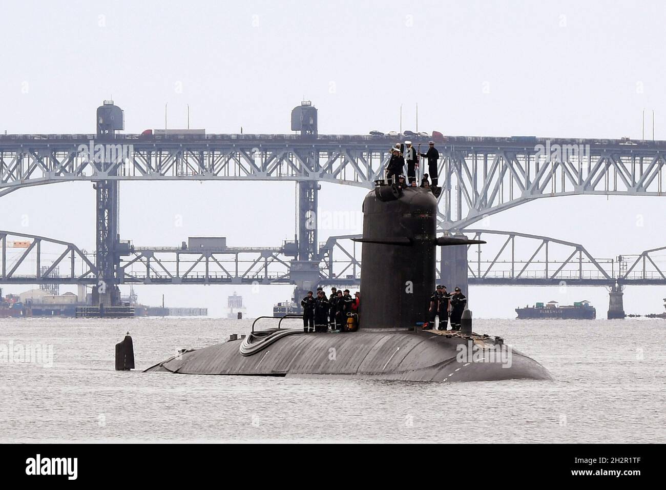 Groton, United States. 01 September, 2021. The French Navy Rubis class ...