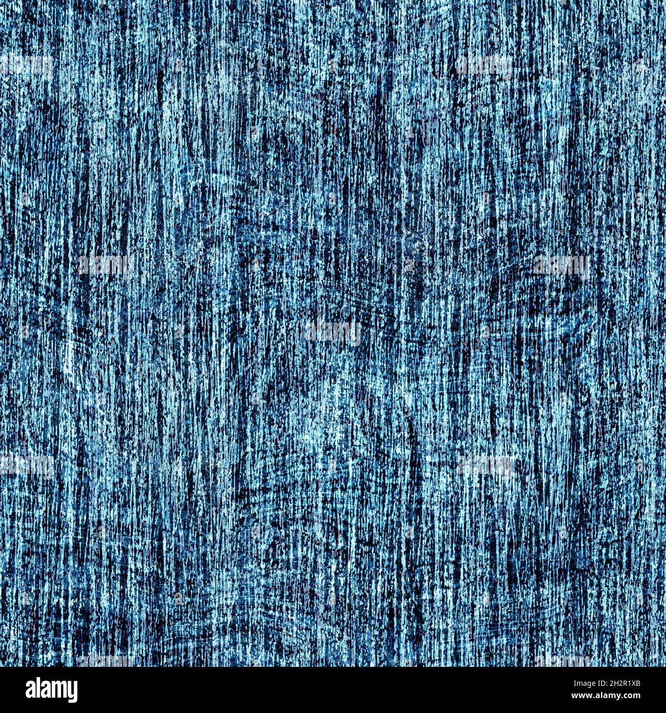 Seamless indigo block print texture on navy blue woven effect ...