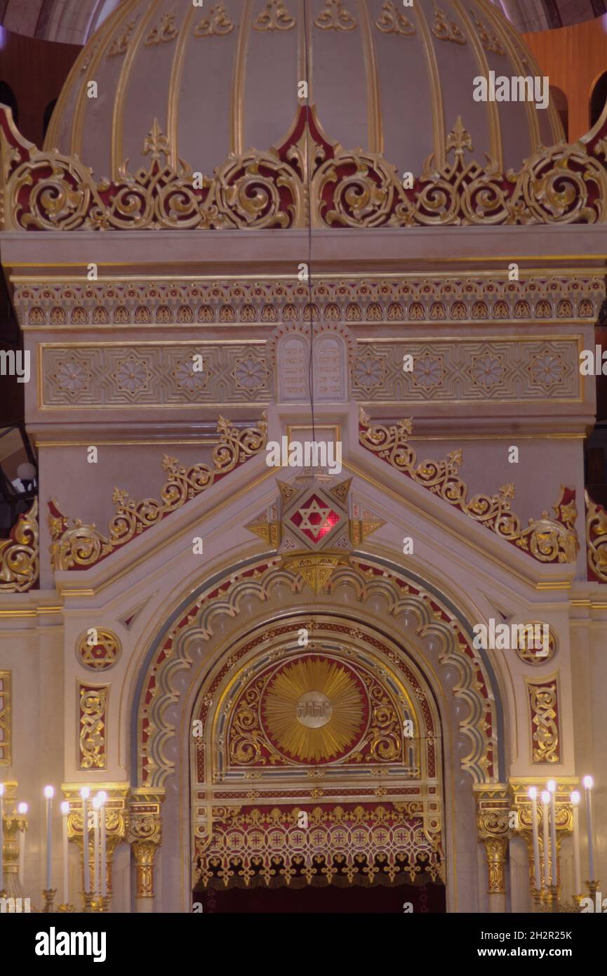 Ungarn, Budapest, Synagoge in der Dohány Straße, A Dohány utcai ...