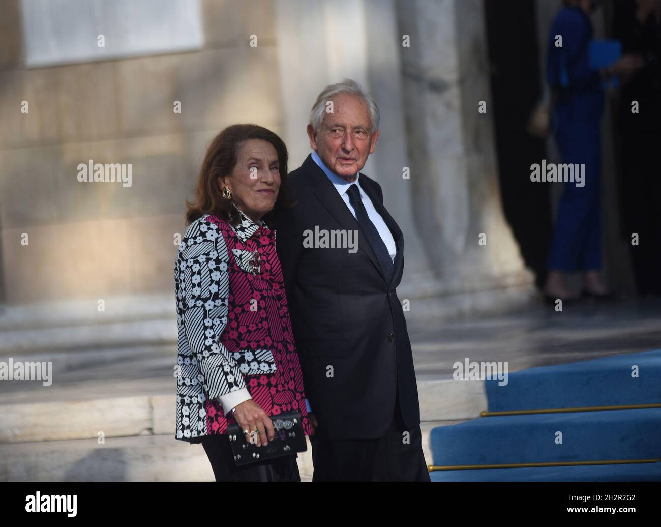 Athens, Greece. 23rd Oct., 2021. Wedding ceremony of Philippos ...