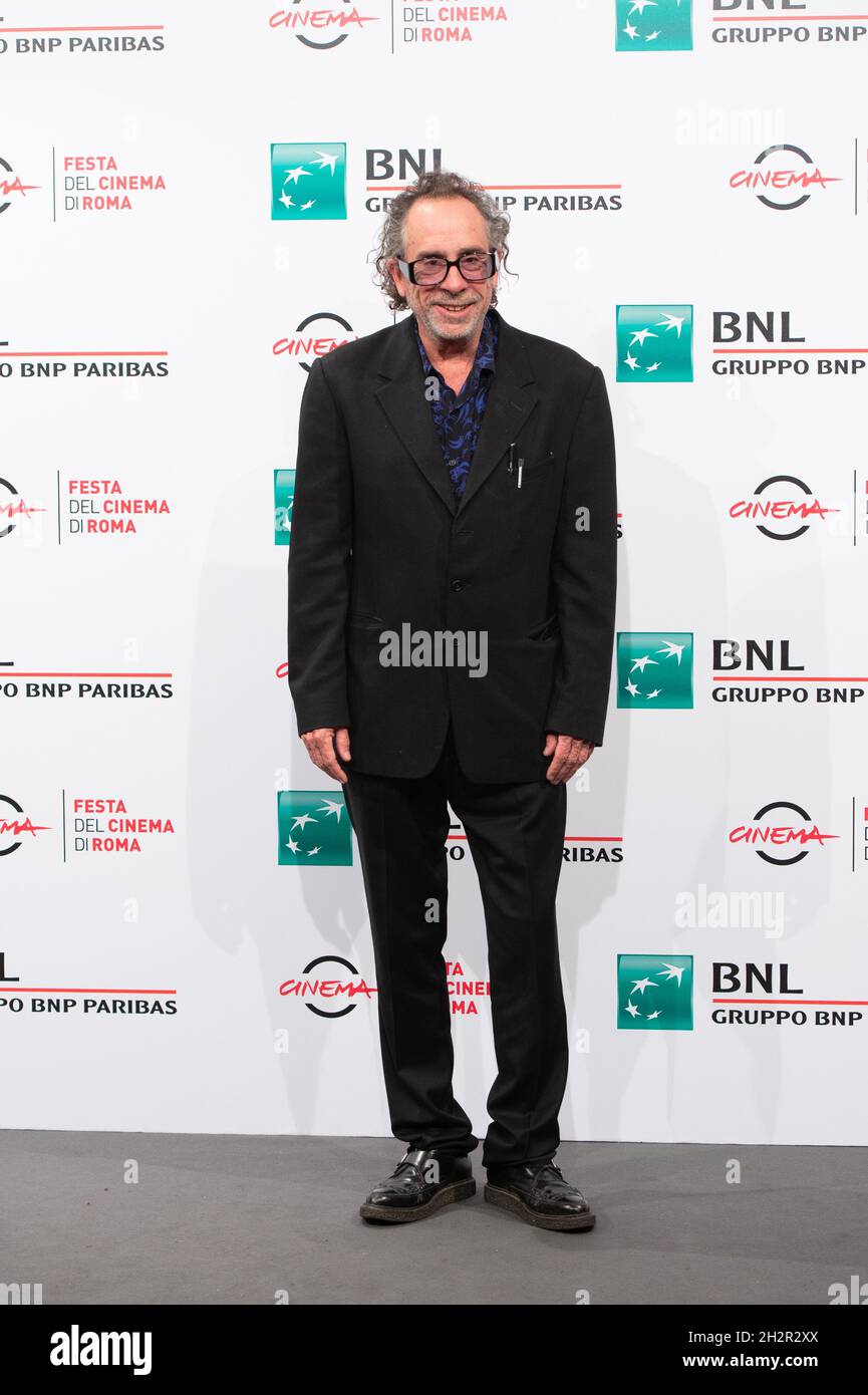 Tim Burton 16th edition of Rome Film Fest Photocall Tim Burton Rome ...