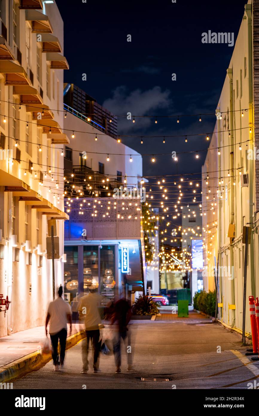 Miami Beach, FL, USA - October 21, 2021: The Alley Miami Beach Ocean ...