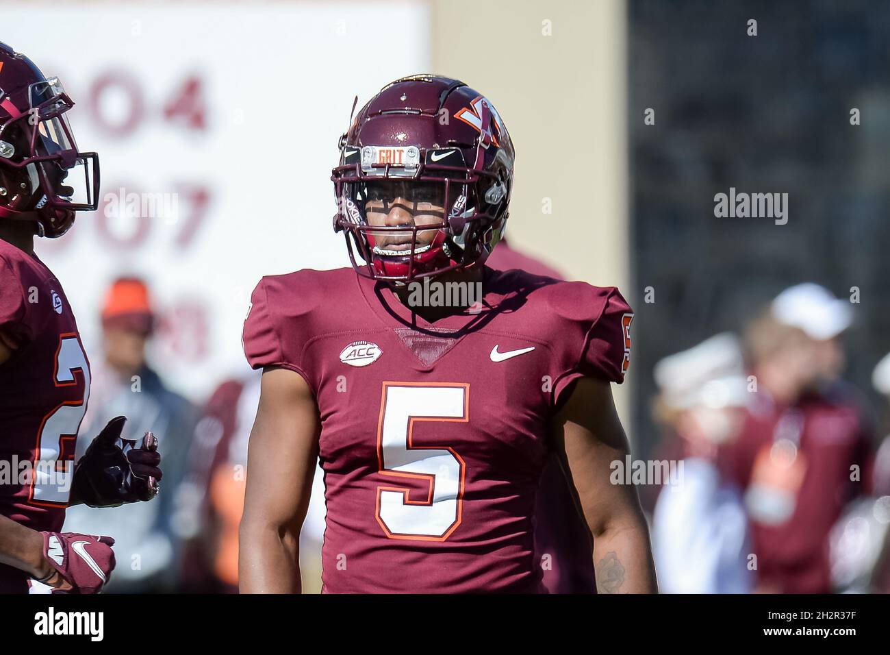 October 23, 2021: Virginia Tech Hokies running back Raheem Blackshear ...