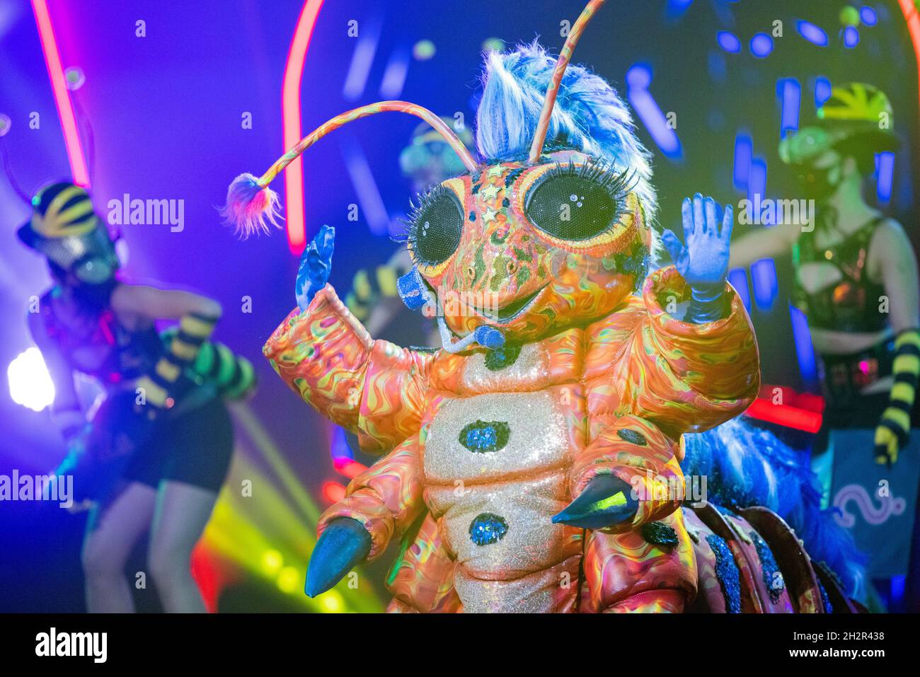 Cologne, Germany. 23rd Oct, 2021. The character "The Caterpillar" is on ...