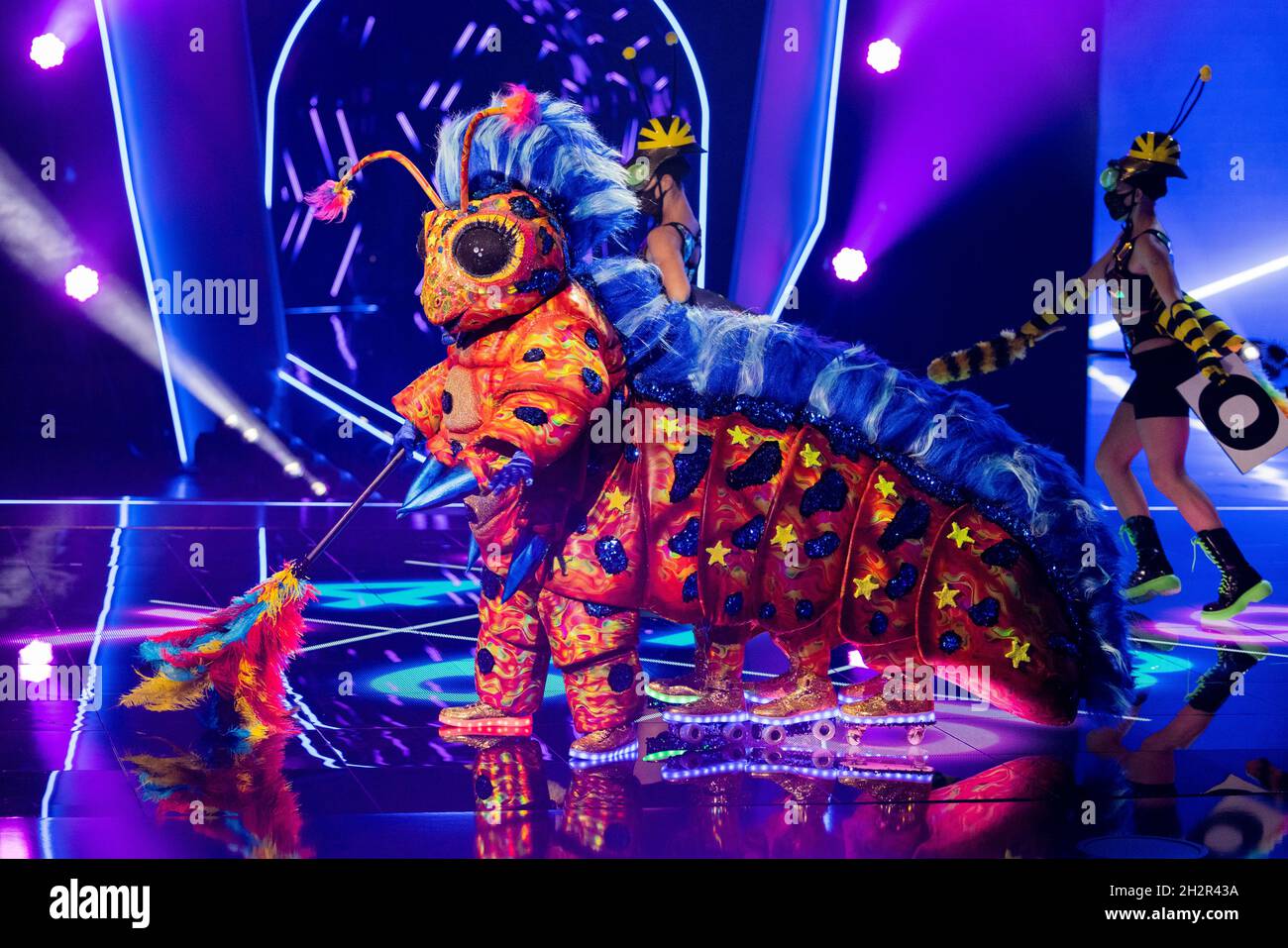 Cologne, Germany. 23rd Oct, 2021. The character "The Caterpillar" is on ...