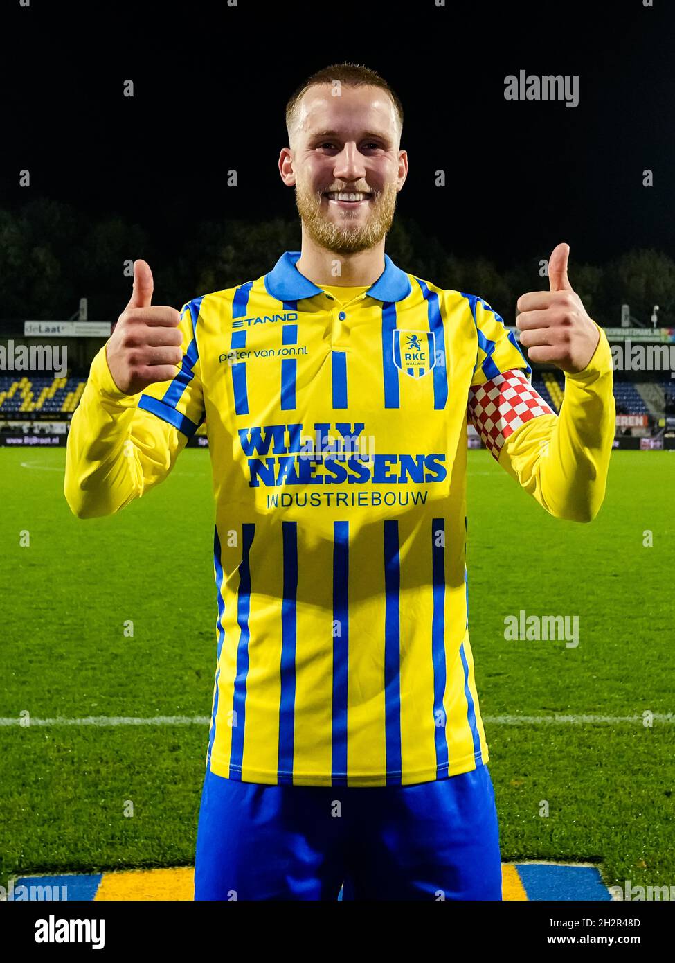 WAALWIJK, NETHERLANDS - OCTOBER 23: Melle Meulensteen of RKC Waalwijk ...