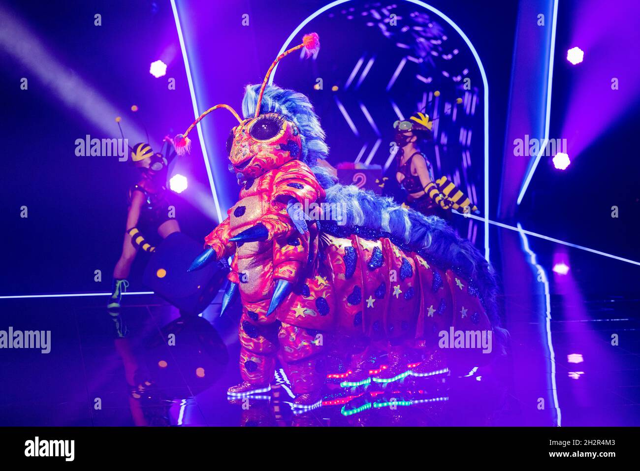 Cologne, Germany. 23rd Oct, 2021. The character "The Caterpillar" is on ...