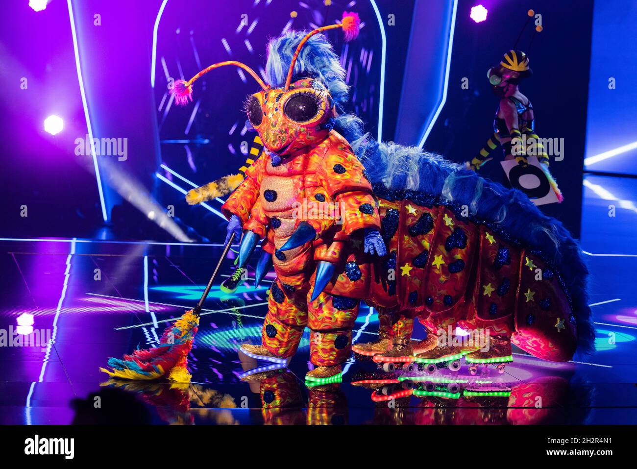 Cologne, Germany. 23rd Oct, 2021. The character "The Caterpillar" is on ...
