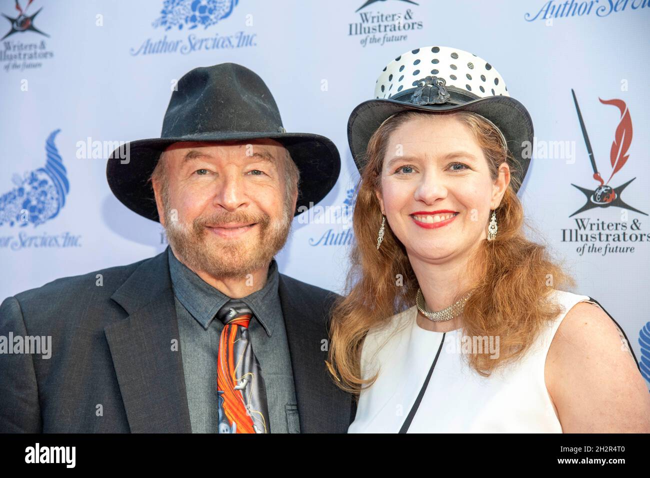 Steven L Sears, Jessica Brawner attend The 36th and 37th Annual L. Ron ...