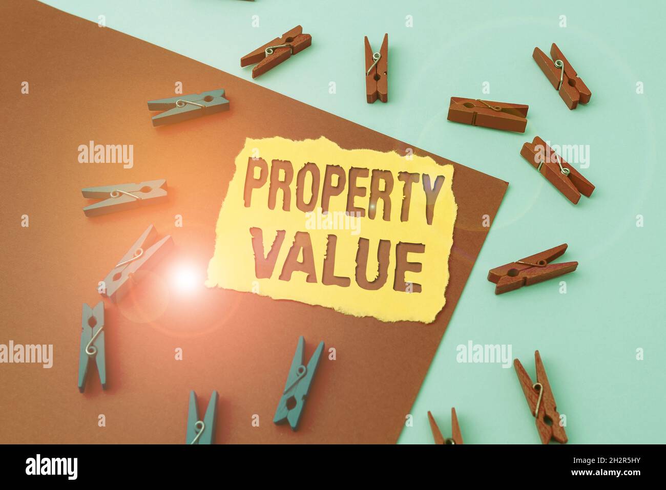 Inspiration showing sign Property Value. Internet Concept Worth of a ...