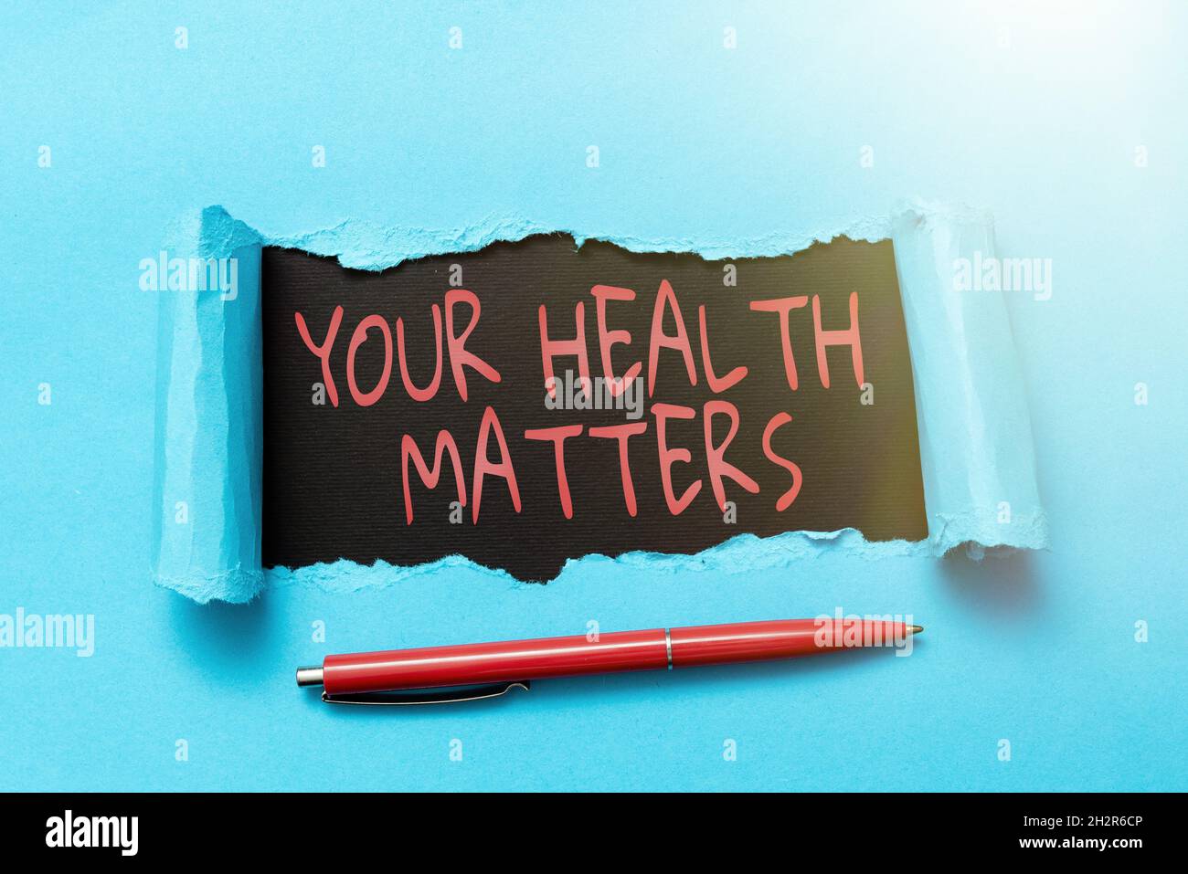 Inspiration showing sign Your Health Matters. Business overview good ...