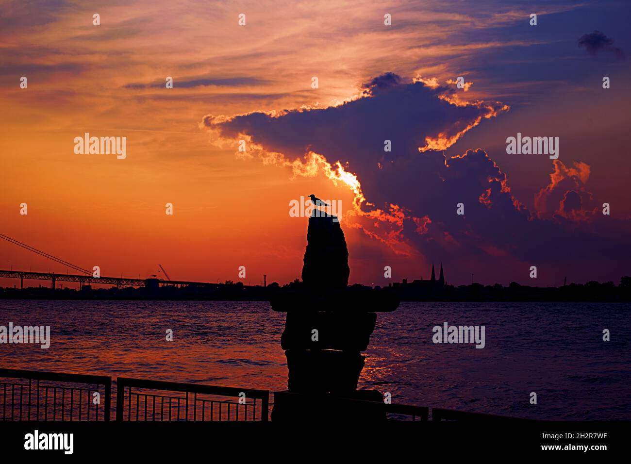 Beautiful image of a mysterious sunset; perfect for background Stock ...