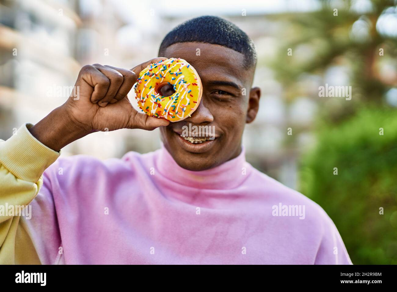 Doughnut walking hi-res stock photography and images - Alamy